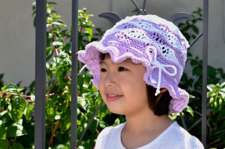 Cute Knitted Sun Hats For Babies